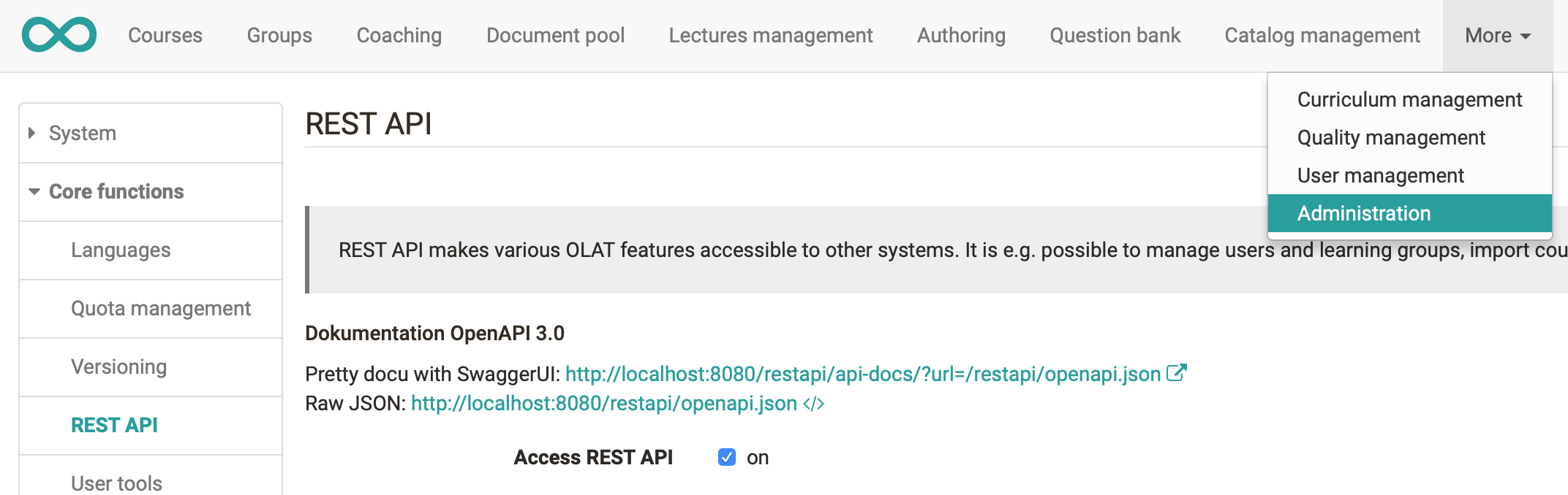 REST API - OpenOlat Documentation